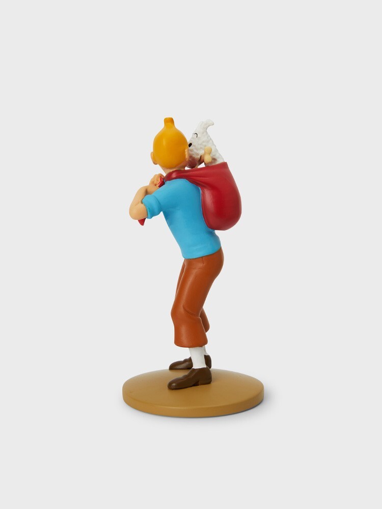 HERGE TINTIN TINTIN RAMENE MILOU SNOWY Standing Figure Authentic Goods ...