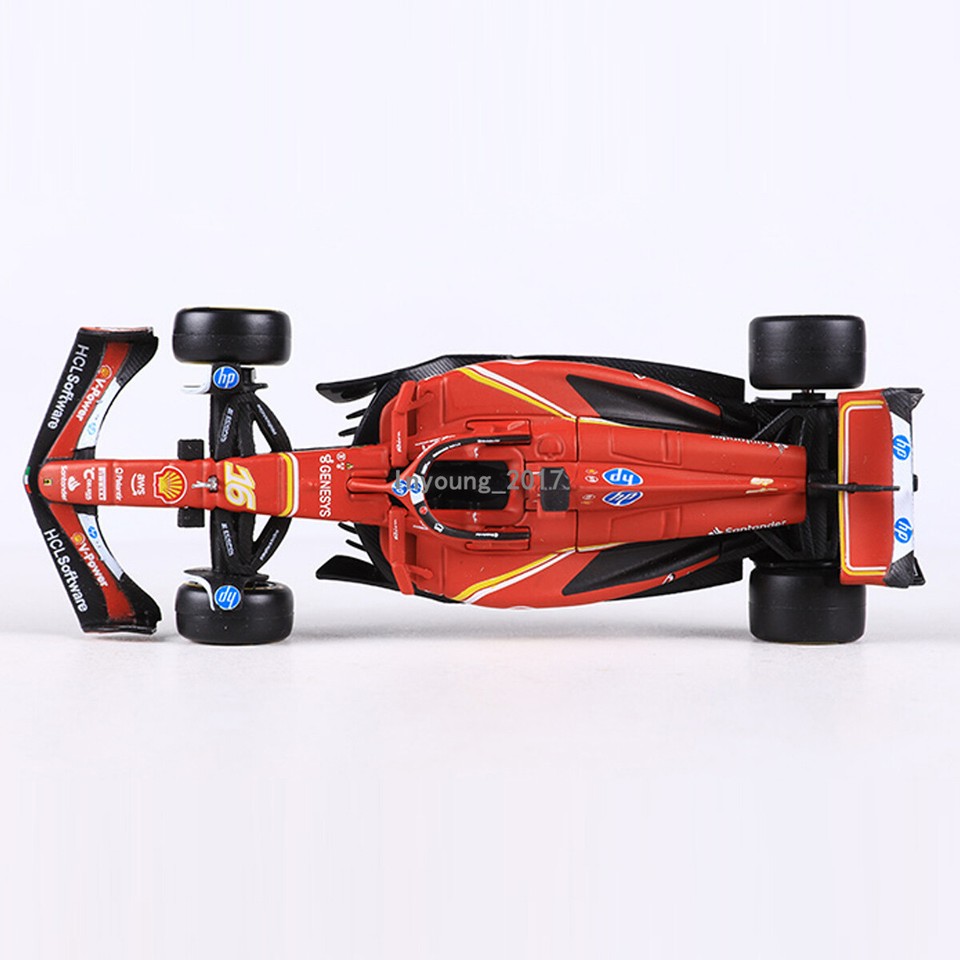 1:43 Ferrari SF-24 Model Toy Car Diecast Toy Vehicle Formula 1 Charles ...