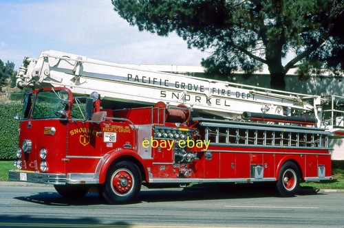 FIRE APPARATUS SLIDE PACIFIC GROVE CA 1968 CROWN FIRECOACH PITMAN 65' KODACHROME | eBay