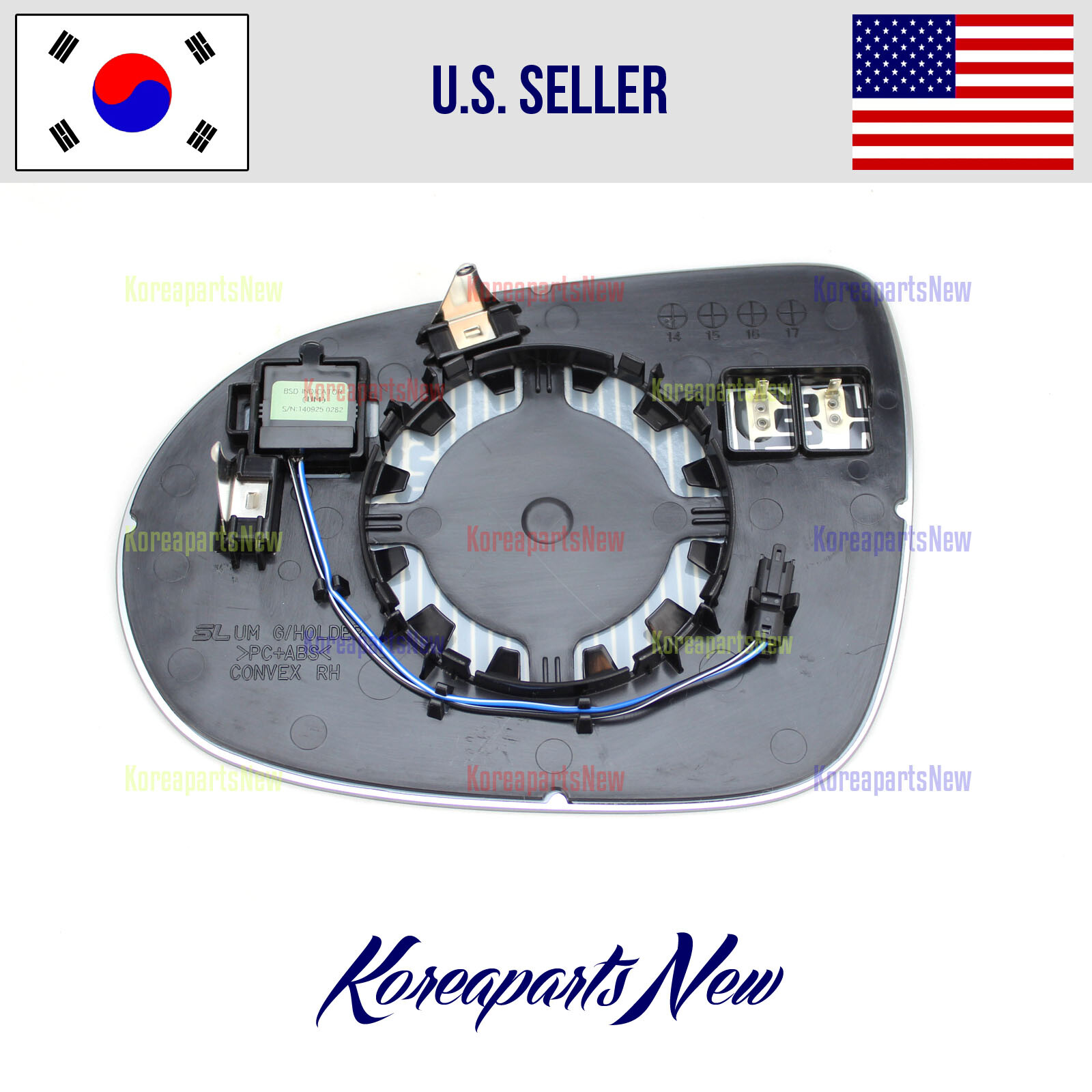 Mirror Glass Right PASSENGR HEATED BSD 87621C5030 ⭐OEM⭐ Kia Sorento ...