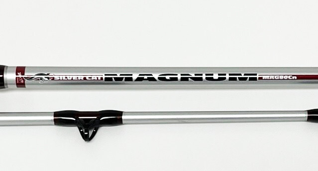 BnM SILVER CAT MAGNUM 8' CATFISH CASTING ROD, CRAPPIE POLE MAG80CN CAST ...