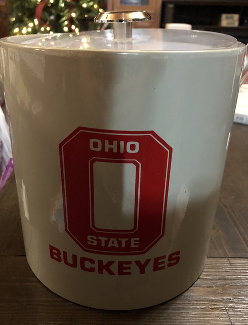Ohio State Buckeyes Hype Design Metal 5qt Bucket NCAA Beer Ice Party ...