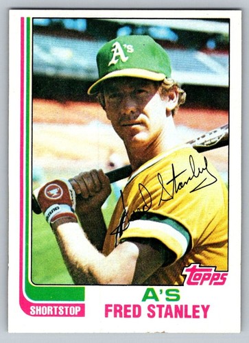 1982 Topps Baseball EX-NM Fred Stanley Oakland Athletics #787 | eBay