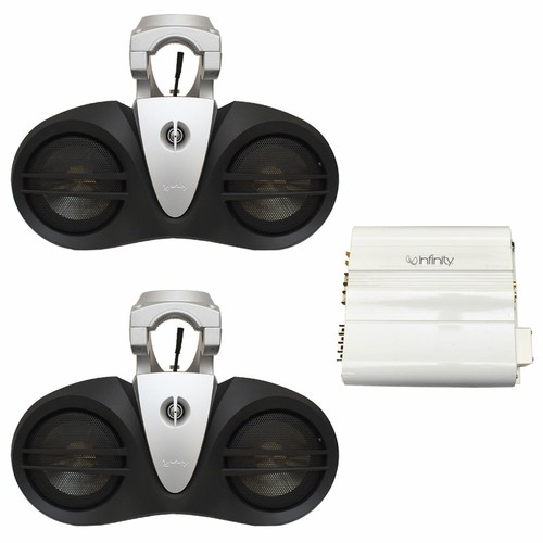 Infinity Boat Wakeboard Tower Speakers 6100M | Dual 6 Inch 150W (Kit ...