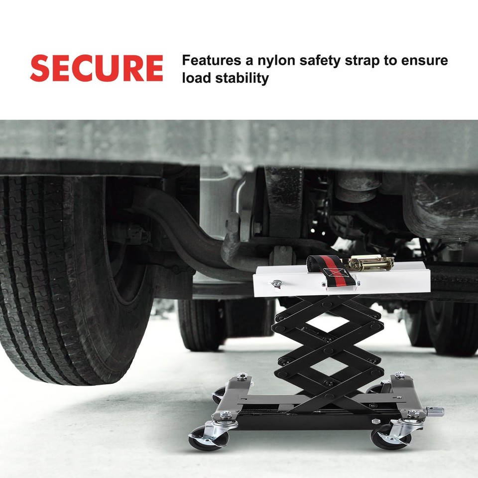 450 LBS Low Profile Transmission Jack w/7"-23"Height Range,2M Safety ...