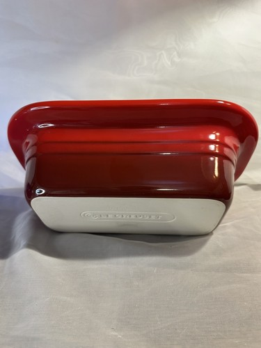 Le Creuset Stoneware Loaf Pan Red Rectangle Baking Dish | eBay