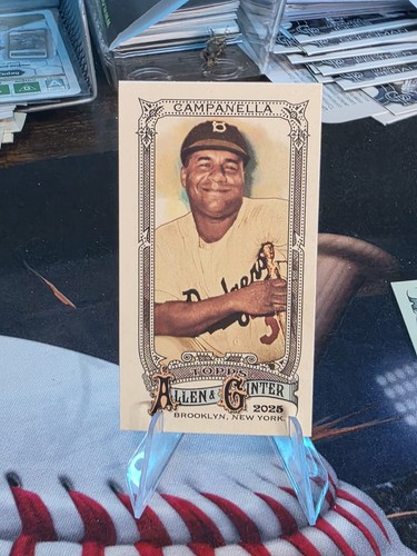 2025 Topps Allen & Ginter Roy Campanella Mitchell & Ness Back Mini #22 ...