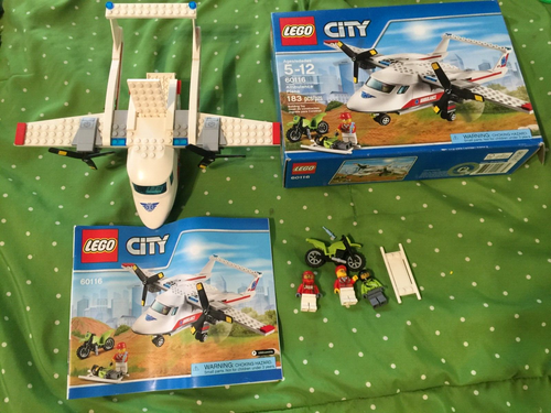 Lego 60116 Airplane Ambulance City 100% complete box and manual XLNT | eBay