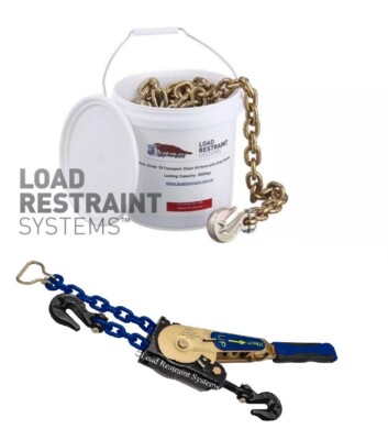 10mm x 9mtr Grade 70 Transport Chain & Maxibinder Combo, Load Restraint ...