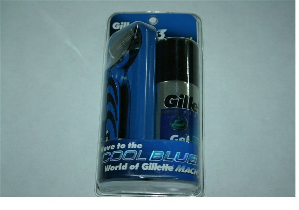 Original Gillette Mach3 Razor Fit Turbo M3 Power Blade Shaver Handle 2 ...