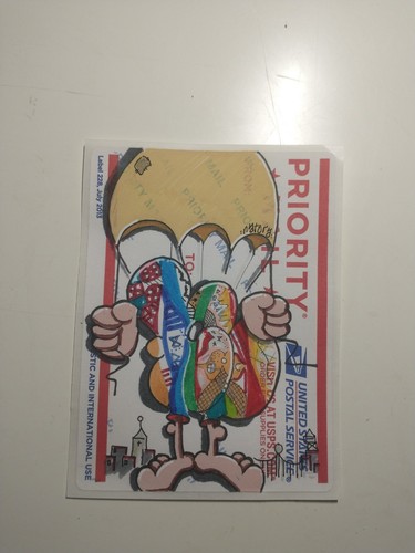 Nato Hand Drawn Sticker Graffiti new York USPS Label 228 | eBay