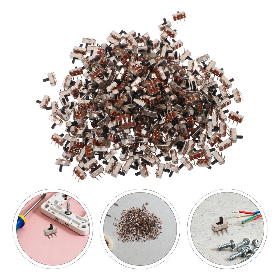 300pcs Slide Switch - 2 Position Toggle Vertical Panel Mount Small High ...