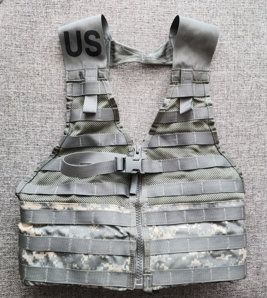 USGI MOLLE II ACU FLC Tactical Vest - Chest Rig - Military Fighting ...