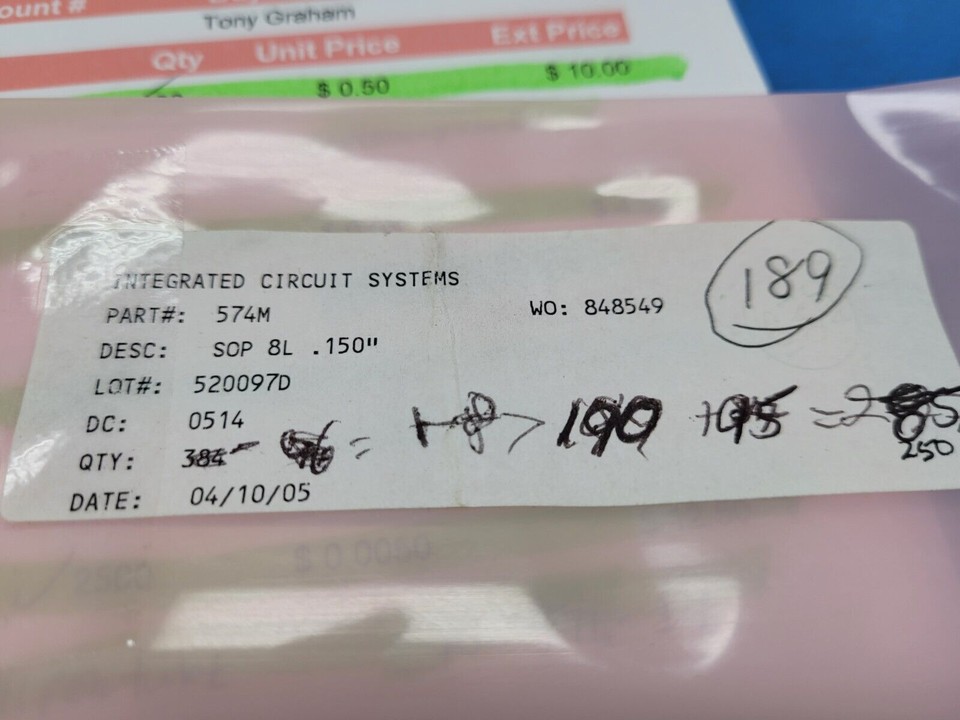 (1 PC) ICS574M ICS Fanout Buffer Zero Delay Buffer IC 160MHz 1 8-SOIC ...