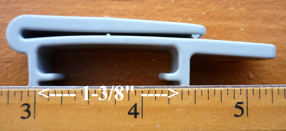 (3) LEVOLOR Vertical Blind Dust Cover Valance Clip Bracket for 1-3/8 ...