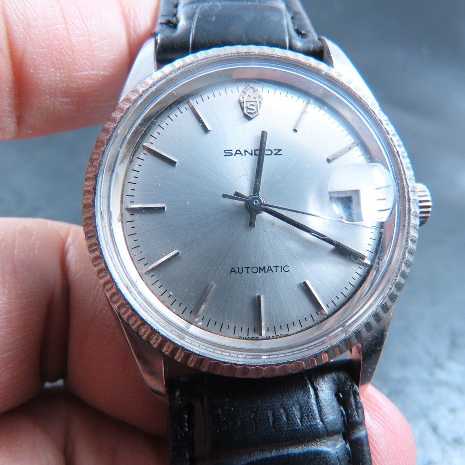 Swiss Made Sandoz ETA Automatic Men Watch | eBay