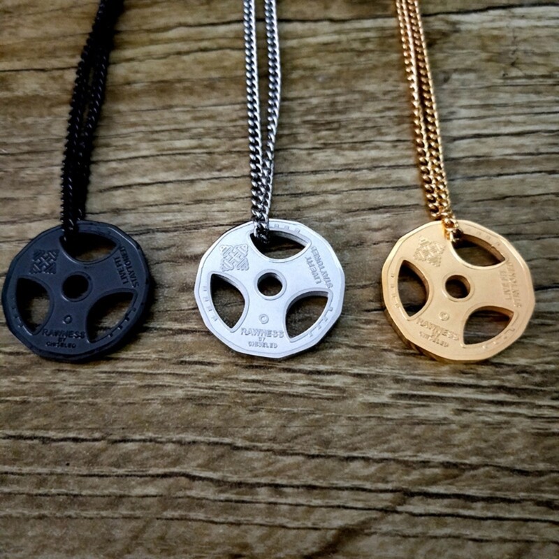 Dumbbell Chain Couple Necklace Fitness Gym Necklace Sport Jewelry for ...