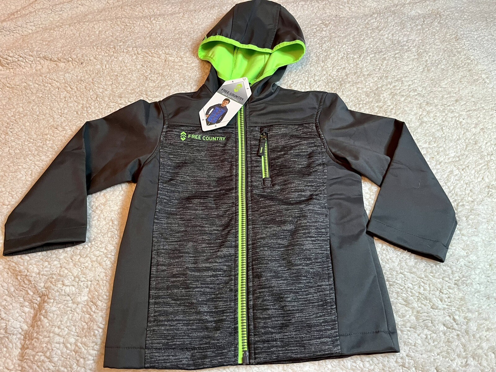 Free Country Boy’s Softshell Jacket size 4 | eBay