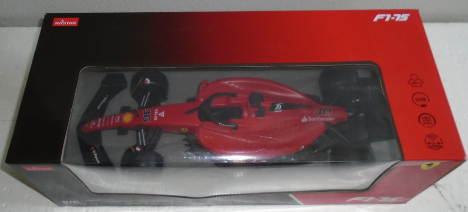 Rastar 1:12 Ferrari F1-75 Remote Control Model Car Ferrari F1 RC Racing ...