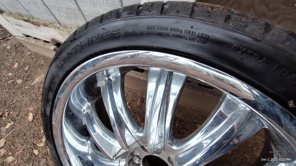Nice VERSANTE 20" Inch Chrome Rims/Low Profile LIONHART TIRES Wheels ...