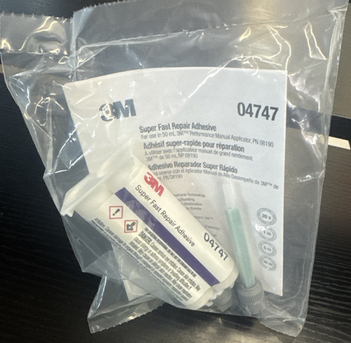 3M 04747 2 part Super Fast Repair Adhesive w/ Nozzle New In Package ...