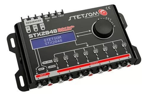 Stetsom STX 2848 DSP Vehicle Audio Digital Signal Processor with 8 ...