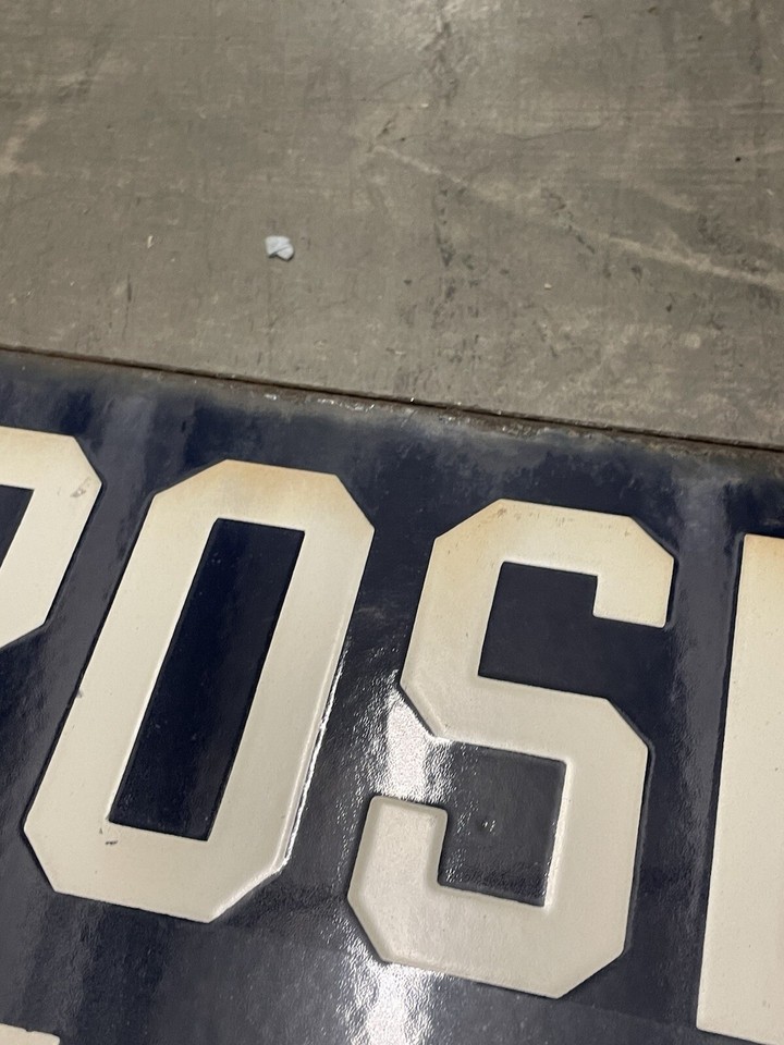 EXTREMELY Rare ERROR ON ARROW Los Angeles Shotgun Street Sign Porcelain ...