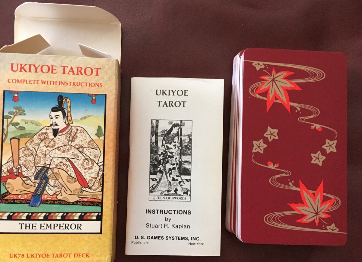 Vintage 1982 Ukiyoe Tarot Deck Made In Japan By Angel Coltd Etsy