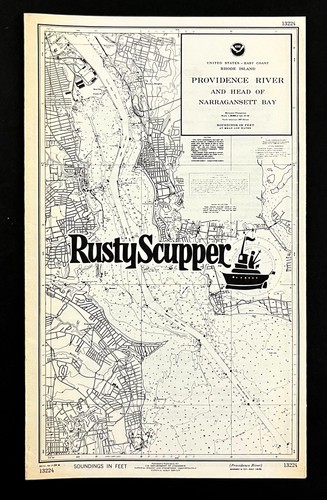 1984 Rusty Scupper Narragansett Bay Rhode Island Vintage Restaurant ...