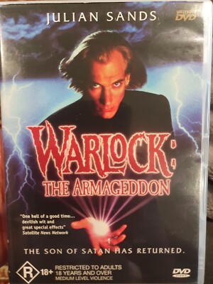 WARLOCK 2 THE ARMAGEDDON DVD RARE FILM CULT HORROR JULIAN SANDS & CHRIS ...