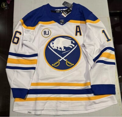 AUTHENTIC ADIDAS BUFFALO SABRES ROAD JERSEY PRIME-GREEN #16 SIZE 56 | eBay