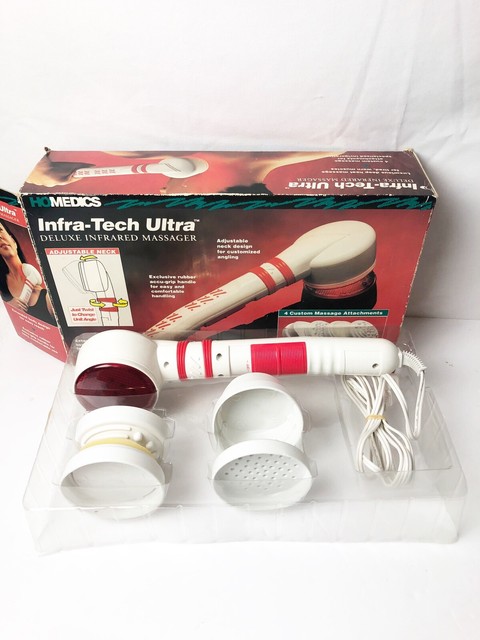 HoMedics Infra Tech Ultra Deluxe Infrared Massager Heat Model QB 60 ...