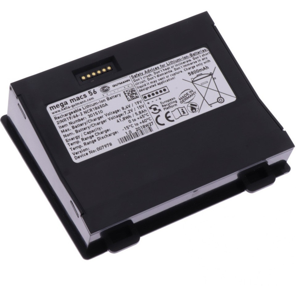 Ersatz-Akku Gutmann MEGA MACS 56 für Diagnosegeräte | eBay.de