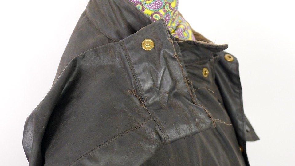 Vintage 1970's Barbour Black International A78 Metro Police Jacket Sz ...