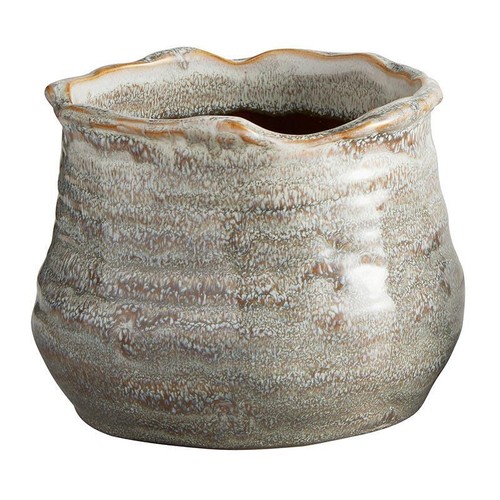 Clary Sage Large Ceramic Pot, 5 inch H, Decorative Pottery - Pack of 2 ...