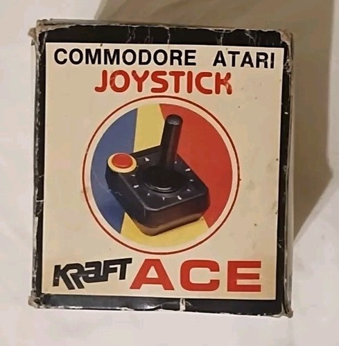 Vintage Commodore & Atari Kraft ACE Joystick Controller NEW IN OPEN BOX ...