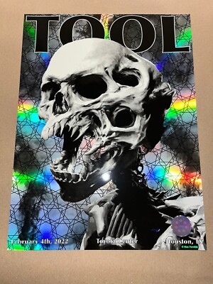 Tool Poster 2/4 2022 Toyota Center Houston Texas Max Verehin #730 🔥☄️ ...