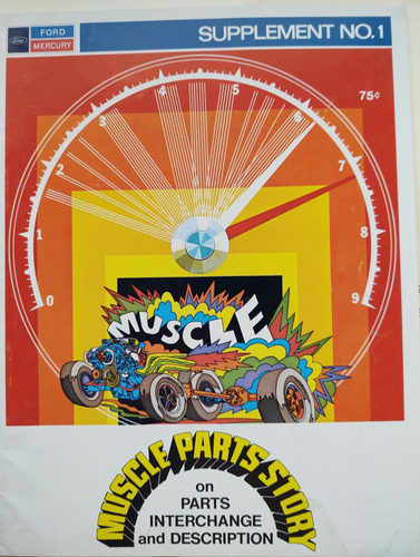 ORIGINAL 1970 Ford Muscle Parts Catalog Supplement #1 - 302 351 429 ...