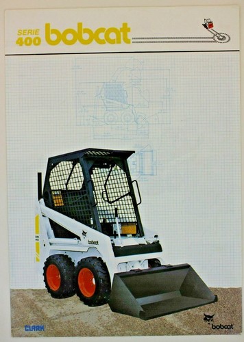 prospectus brochure BOBCAT 400 series CLARK 440 443 tractor tractors TP ...