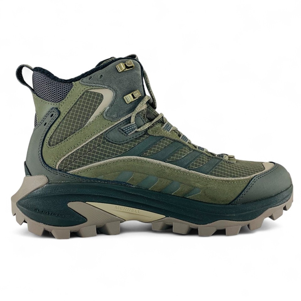 Merrell Moab Speed 2 Thermo Mid Waterproof Olive Army Green Men's Boots ...