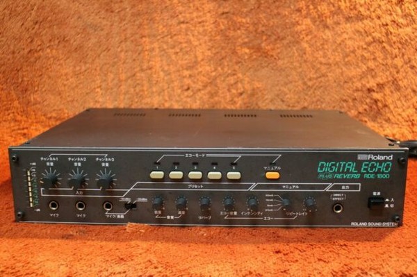 Roland Rde-1800 Digital Echo Reverb Delay Vintage Effect Rack U1147 ...