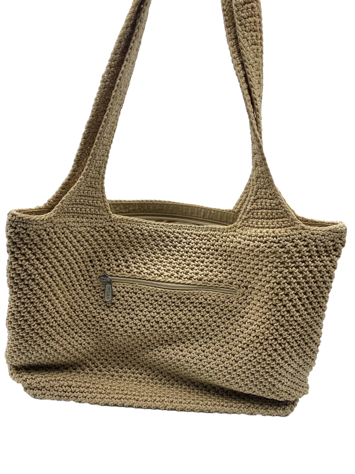 The SAK Original Crochet Knitted Shoulder Bag Handbag… - Gem