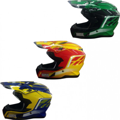 PULSE PX3 ADULT MOTOCROSS MX ENDURO QUAD OFF ROAD DIRT BIKE HELMET ...