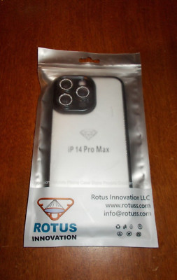ROTUS INNOVATION Black Case for iPhone 14 Pro Max Case, Anti-Yellowing ...