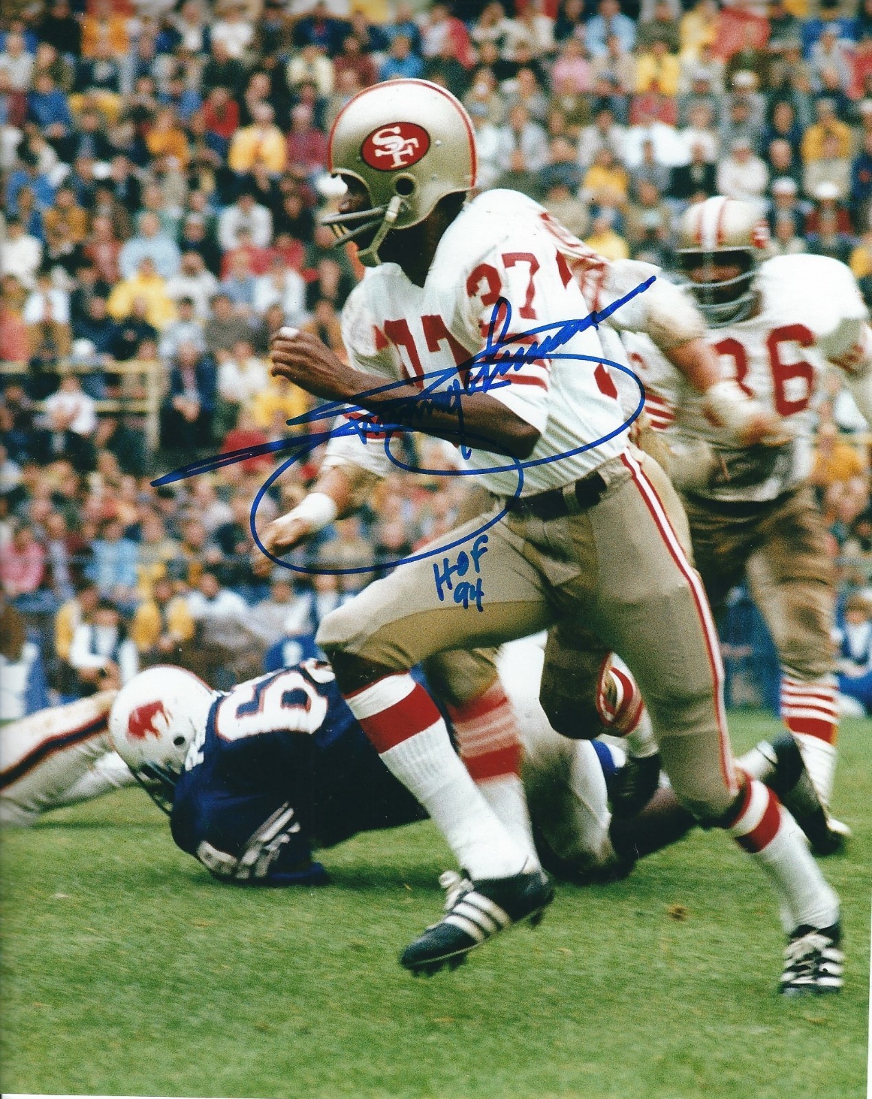 Autographed JIMMY JOHNSON San Francisco 49ers 8x10 Photo w/COA | eBay