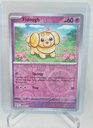 Fidough 98/198 Reverse Holo Pokémon Card 2023 | eBay