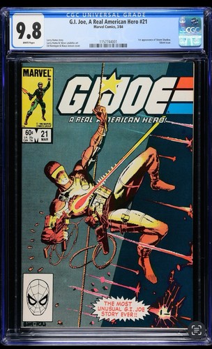 GI Joe A Real American Hero #21 CGC 9.8 New Case | eBay