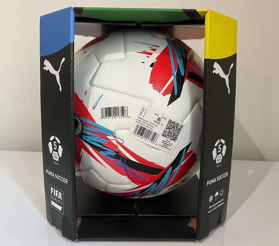 Puma Orbita LaLiga ElClasico FIFA Quality Pro Soccer Ball Size 5 084292 01 | eBay