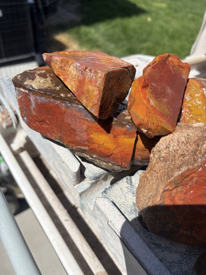 San Rafael Swell Jasper, Utah High End Gem Quality Rock~stone Knapping ...