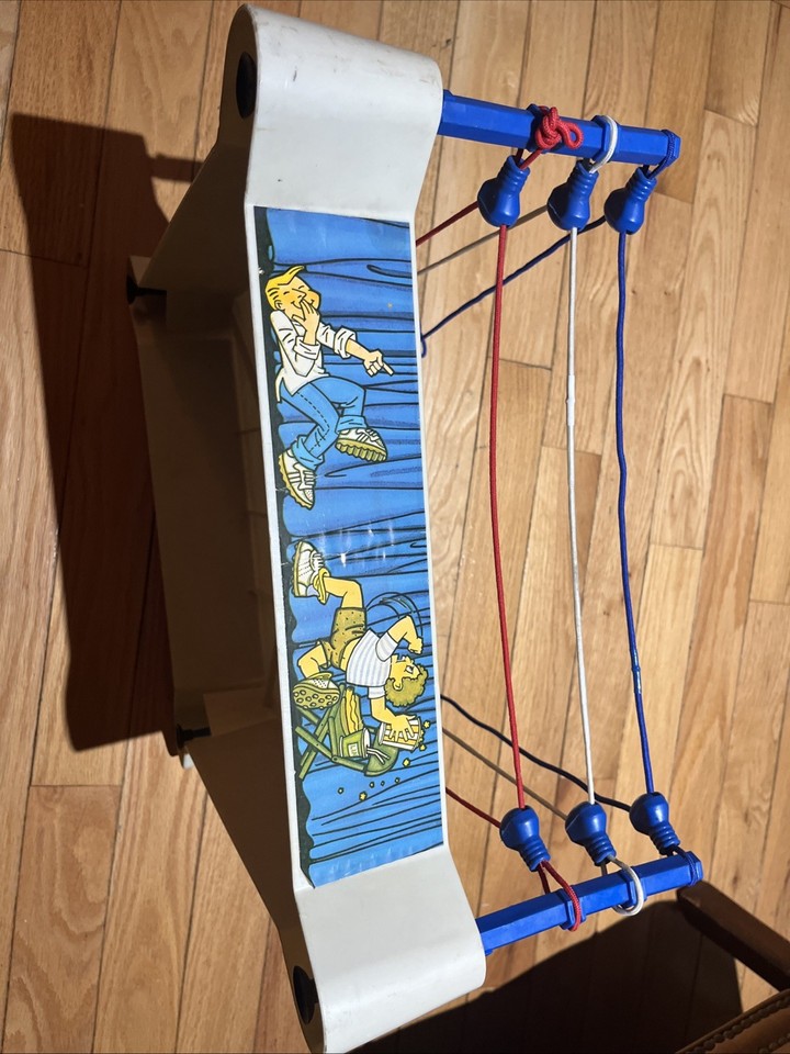 LJN WWF Sling Em Fling Em Wrestling Ring Superstars 1985 Titan Vintage ...